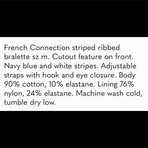 French Connection | Intimates & Sleepwear | French Connection Cutout ...